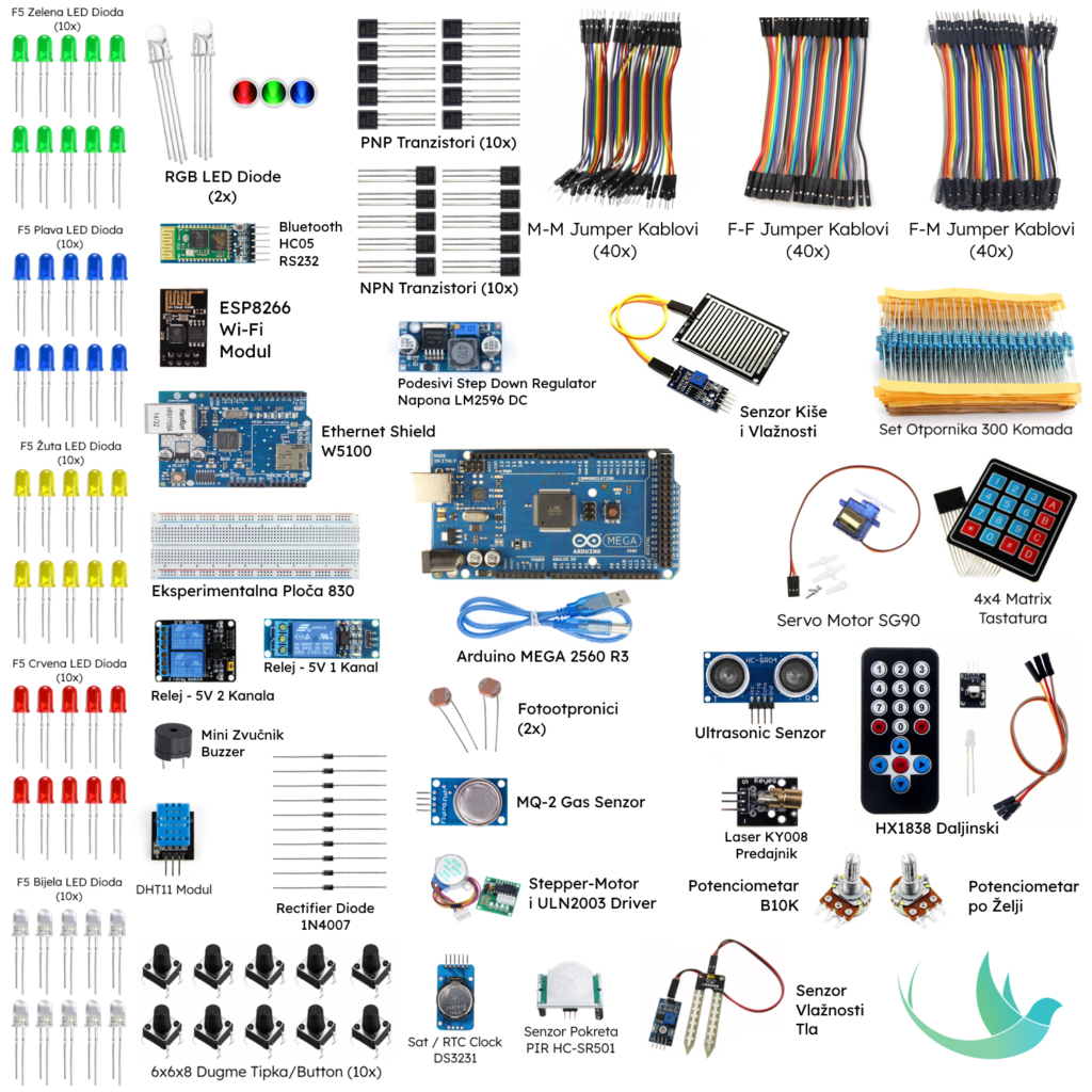 Arduino 4WD Full Pametno Auto - StarmoTech